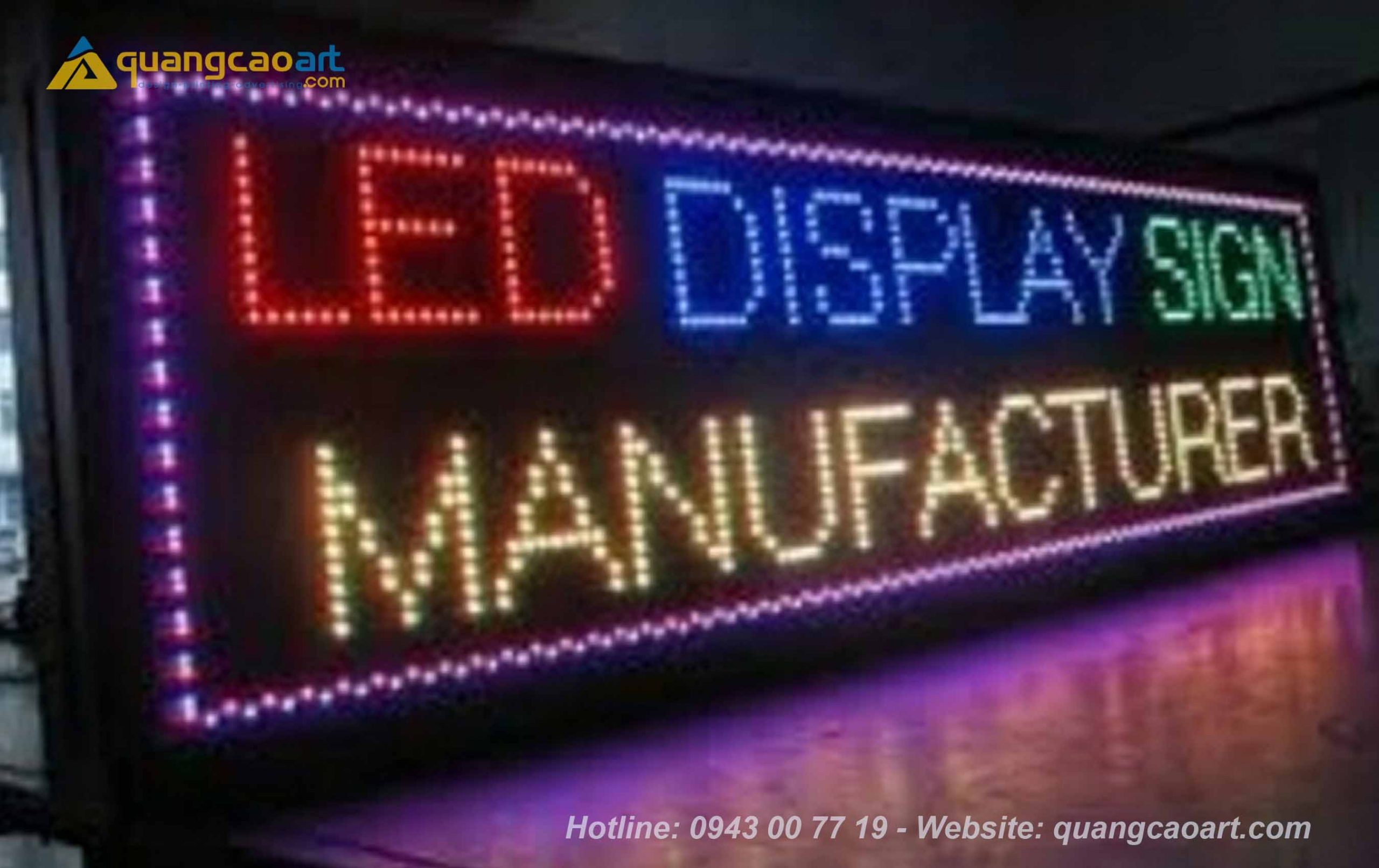Làm biển quảng cáo led